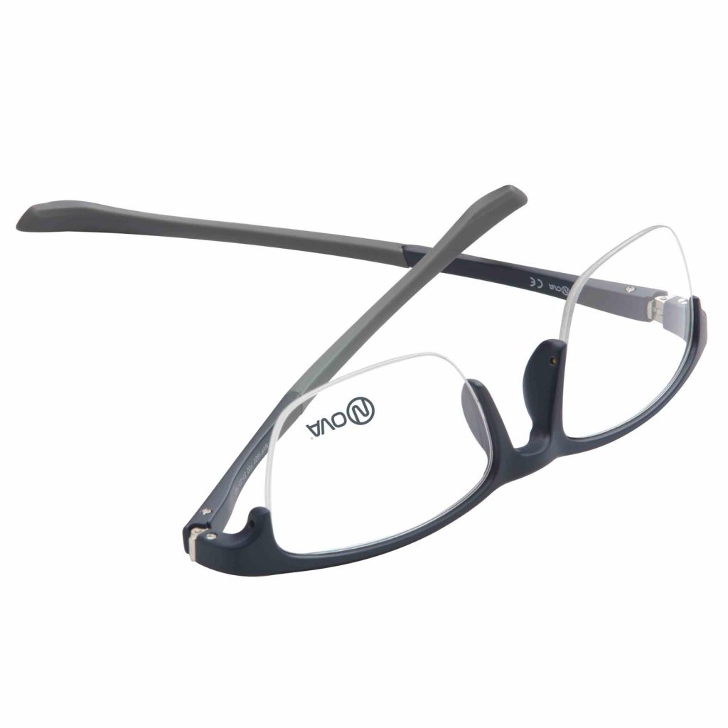 NOVA Half Rim Rectangular Matte Royal Blue NVF1920 F02 Men Eyeglasses ...