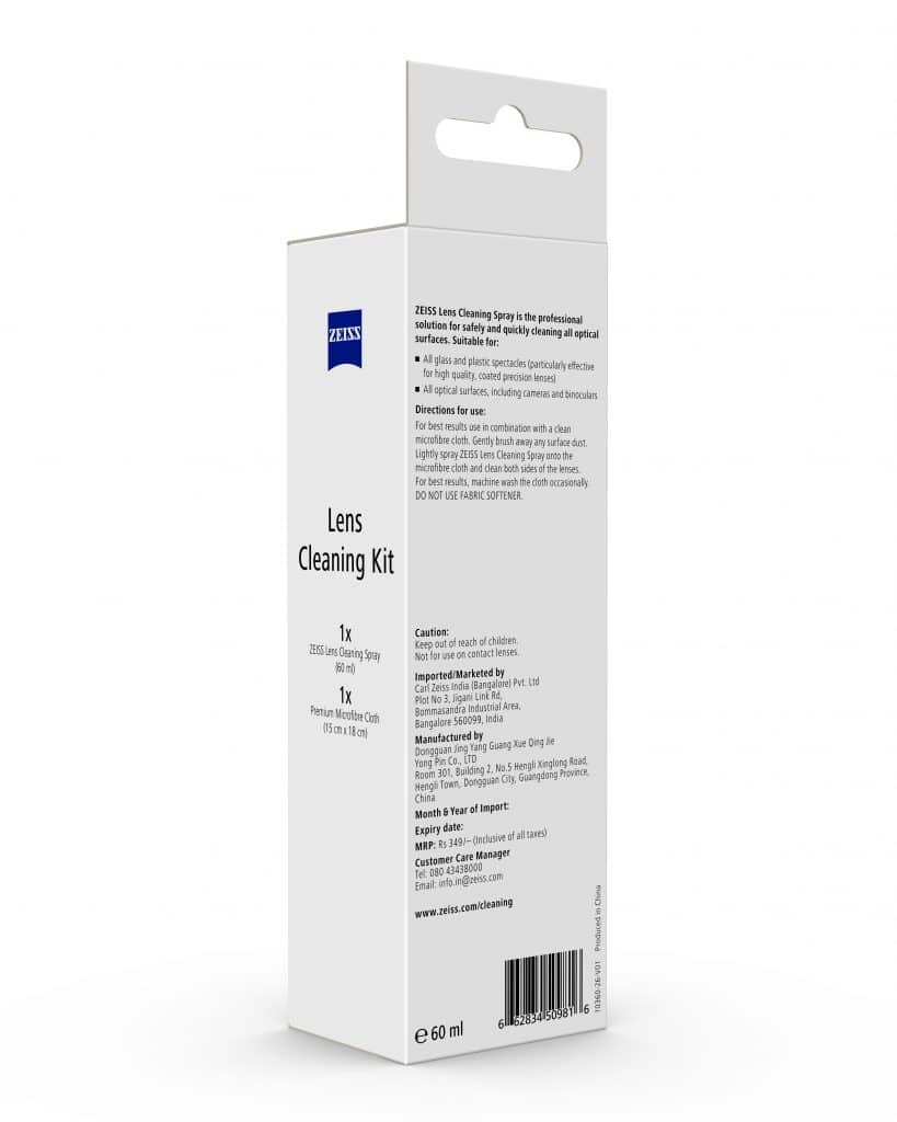 Zeiss Lens Cleaning Solution Kit 60 ML - Lenzbuy®